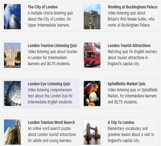 A trip to London-ESL/EFL Resources « CHESTNUT ESL/EFL