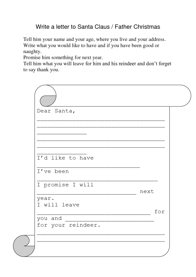 Christmas Writing Ideas « CHESTNUT ESL/EFL