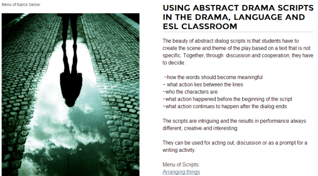 ESL/EFL Ideas For Drama in the Classroom « CHESTNUT ESL/EFL