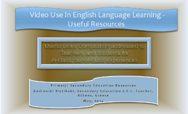 ESL RESOURCES « CHESTNUT ESL/EFL